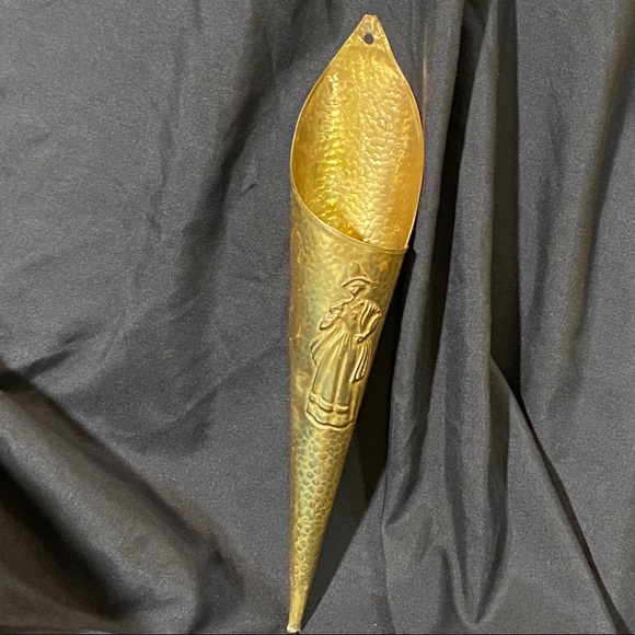 Accents | Vintage Peerage Made In England Brass Flower Vase | Poshmark